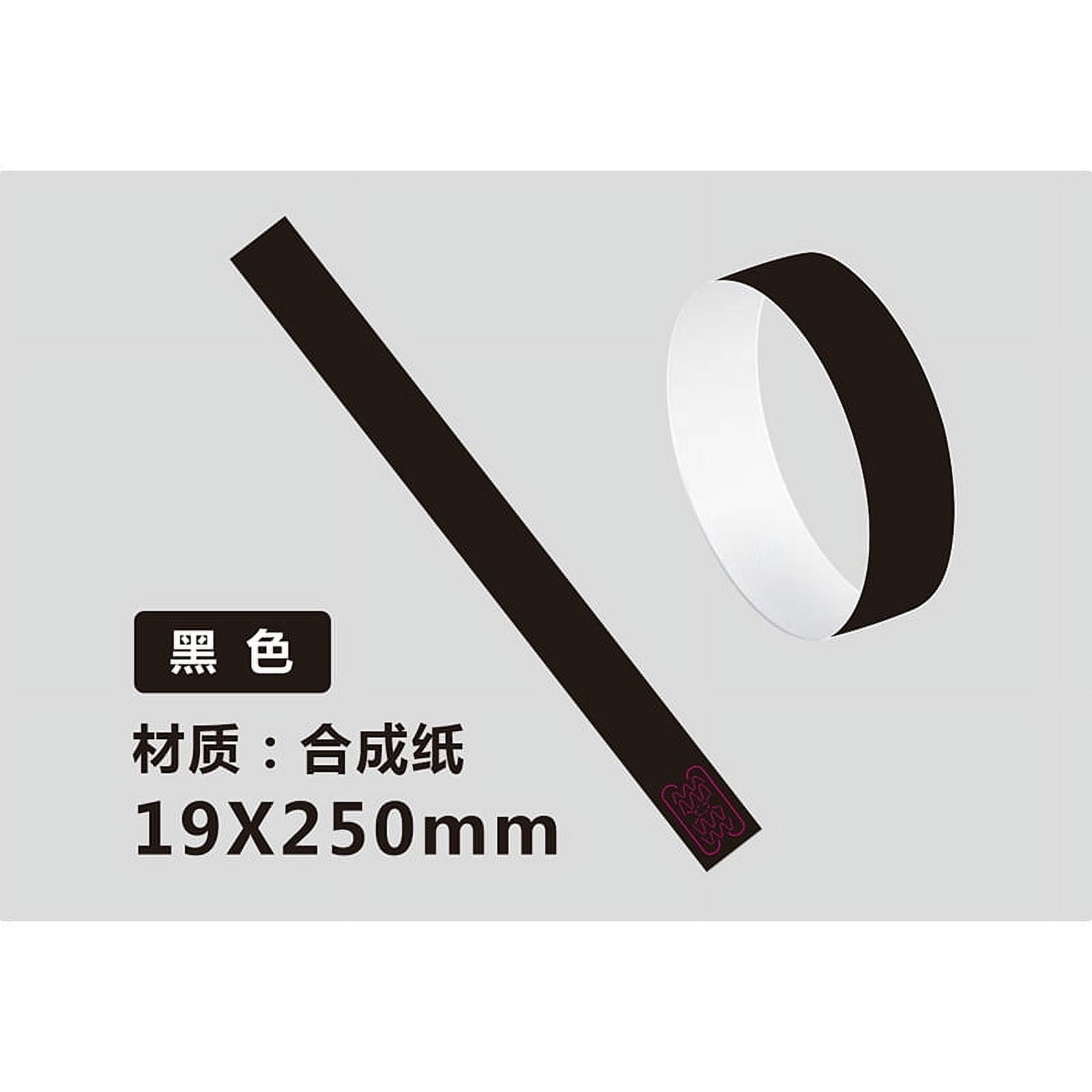 DIAEDGE 100pcs Paper Napkin Bands Black Napkin Rings Self Adhesive ...