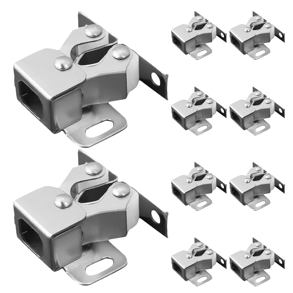 DIAEDGE 10Pcs Cabinet Latches And Catches Double Roller Catches for ...