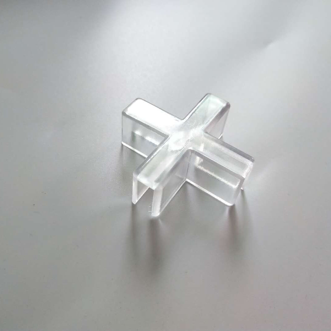 DIAEDGE 10pcs Multi-Functional Transparent Plastic Glass Connector ...