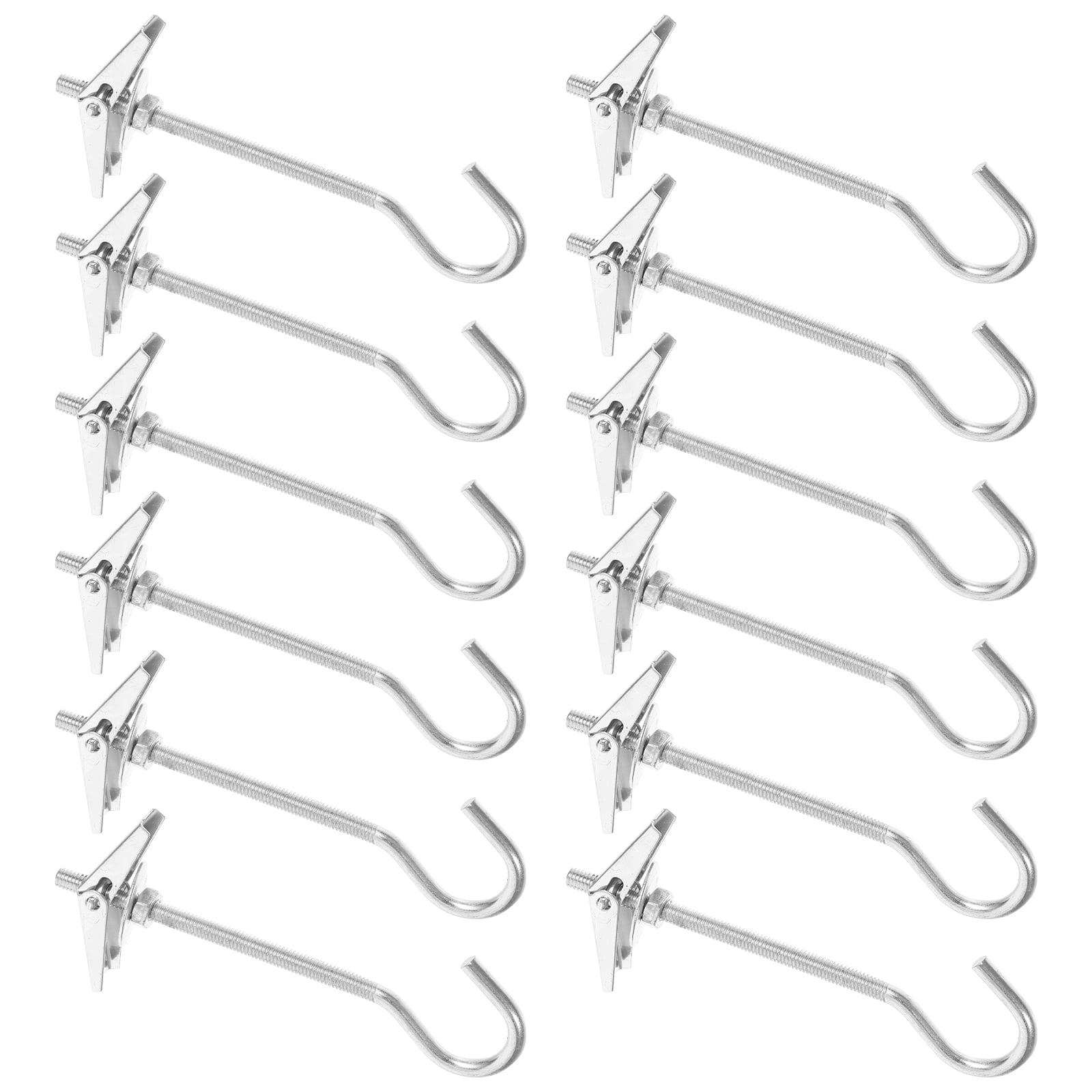 DIAEDGE 12pcs Ceiling Hooks Ceiling Bracket Hooks Heavy Duty Metal ...