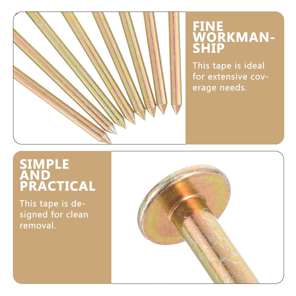 DIAEDGE 12pcs Measuring Property Line Marker Survey Stakes Gardening ...