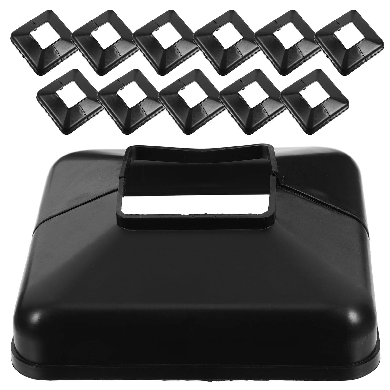 12pcs Post Skirt Covers for Stairs Balconies Deck Post Base Cover Fence ...