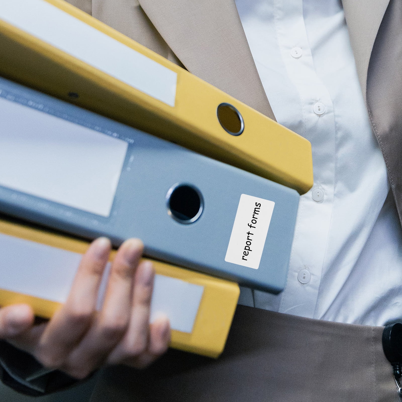 DIAEDGE 15 Sheets Label Sticker Blank Sticker Labels Easy To Write On ...