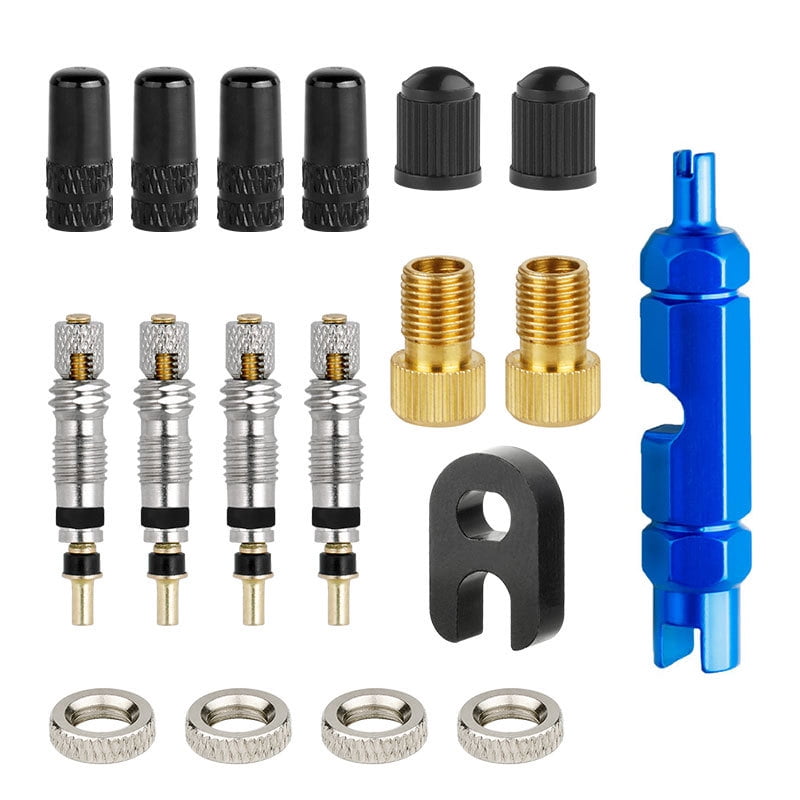 DIAEDGE 18pcs Tire Valve Stems Tyre Valve Core Valve Wrench Removal ...