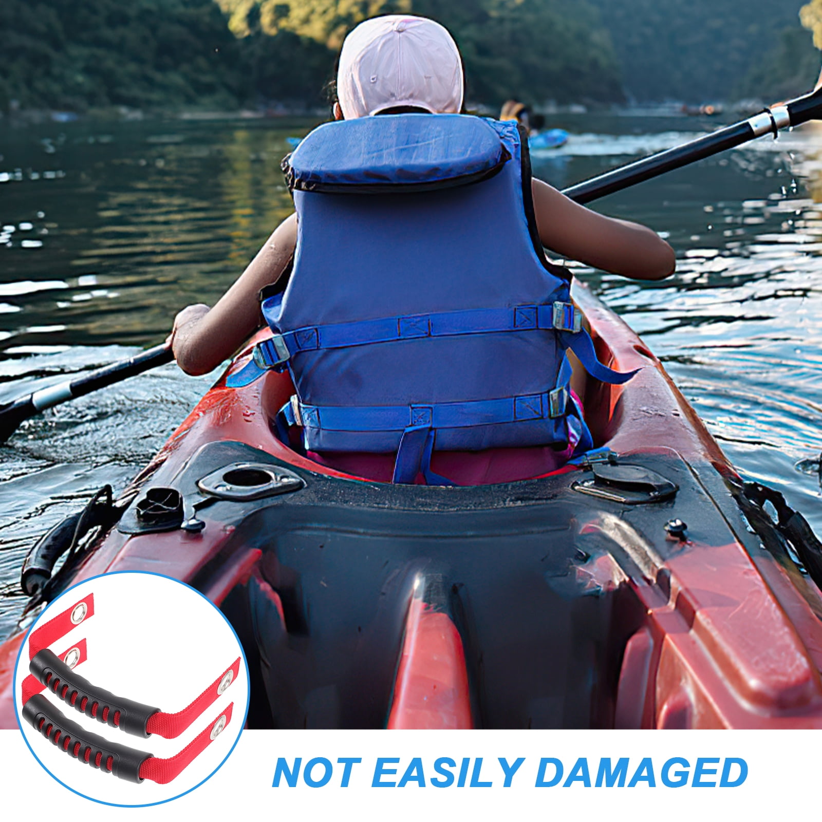 DIAEDGE 2 Pairs Boat Handles Plastic Kayak Handles Anti-slip Kayak ...