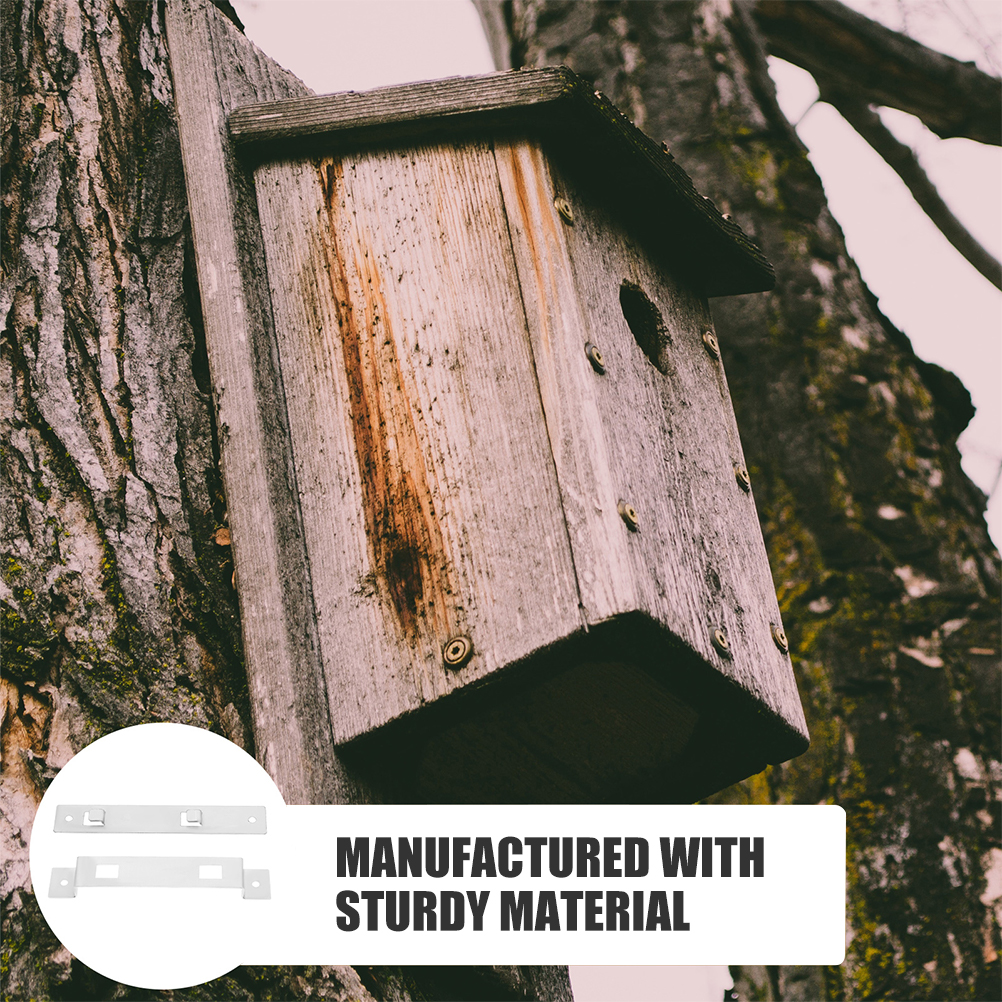 DIAEDGE 2 Sets Bird House Fixing Rack Bird Nest Holder Bird Nesting Box ...