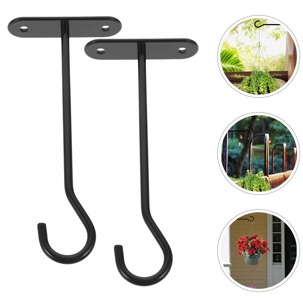 DIAEDGE 2 Sets Ceiling Planter Hooks Wall Mount Plants Hooks Multi ...