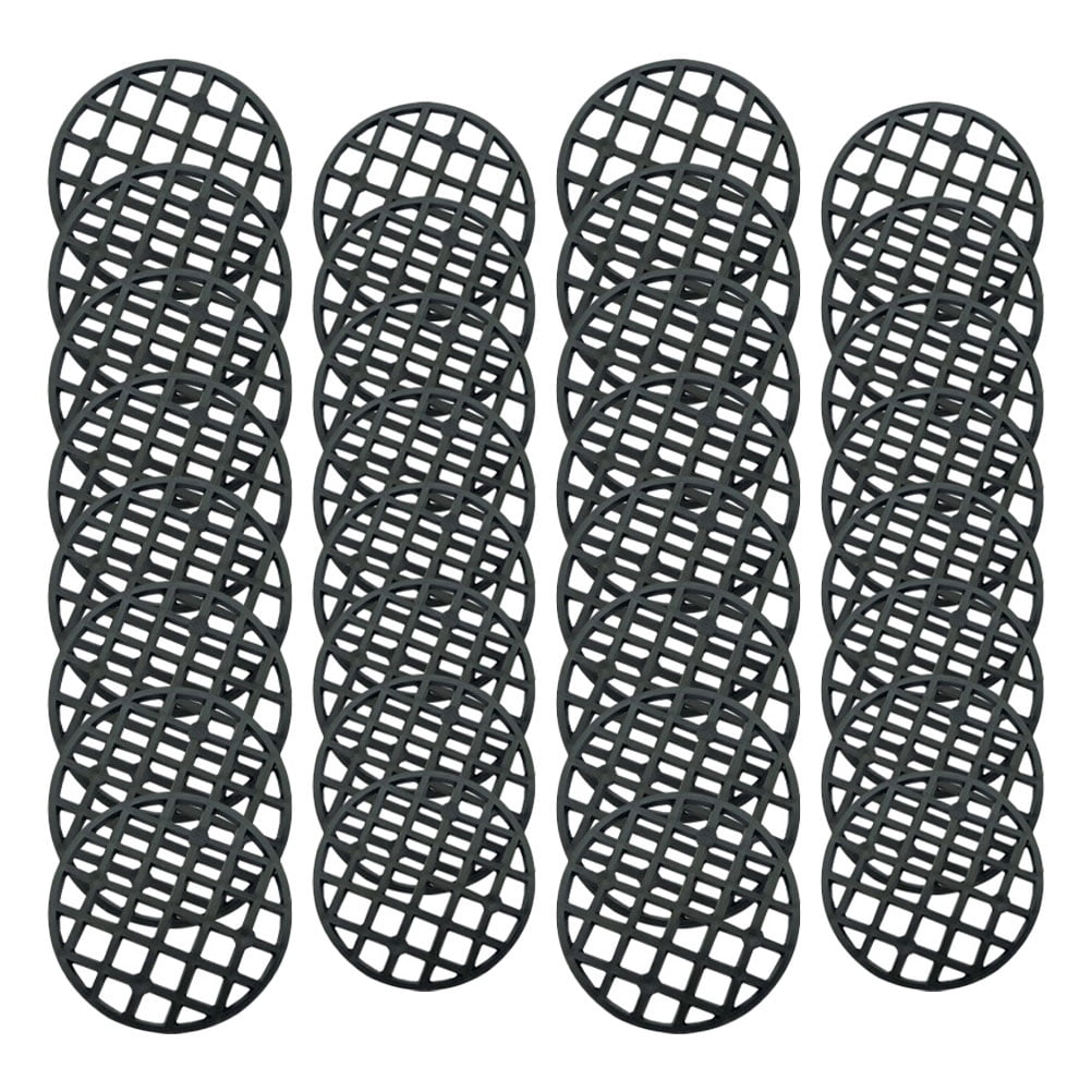 DIAEDGE 200Pcs Bonsai Grid Drainage Mesh Mat Round Flower Pot Bottom ...