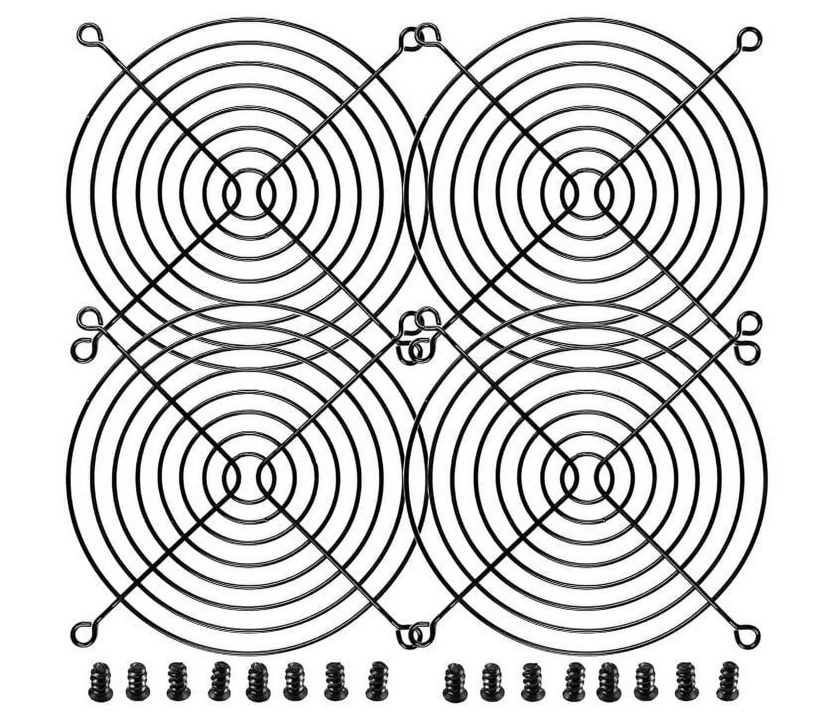 20pcs 12cm Computer Case Fan Grill With Screws Protective Mesh For Pc ...