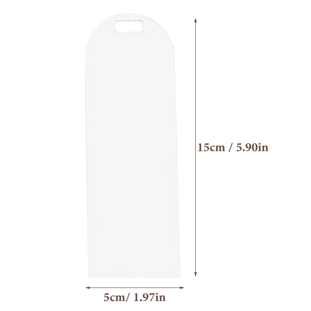 DIAEDGE 20pcs Blank Bookmarks Blank Book Marks Colorful Acrylic Reading ...