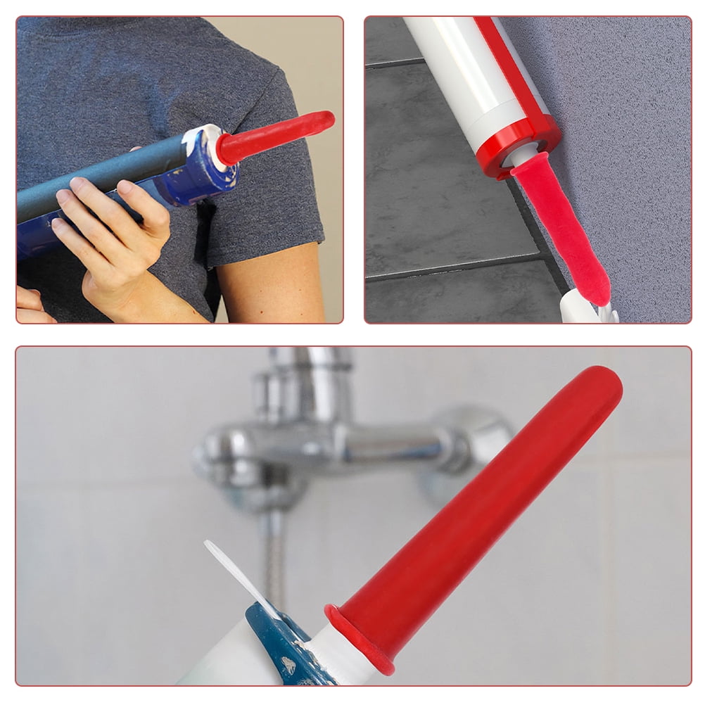 DIAEDGE 20pcs Caulking Tube Caps Caulk Tube Sealing Caps Door Window ...