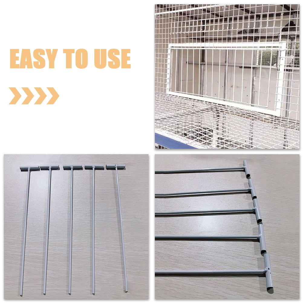DIAEDGE 20pcs Durable Iron Pigeon Trap Door Bars One Way Entry System ...