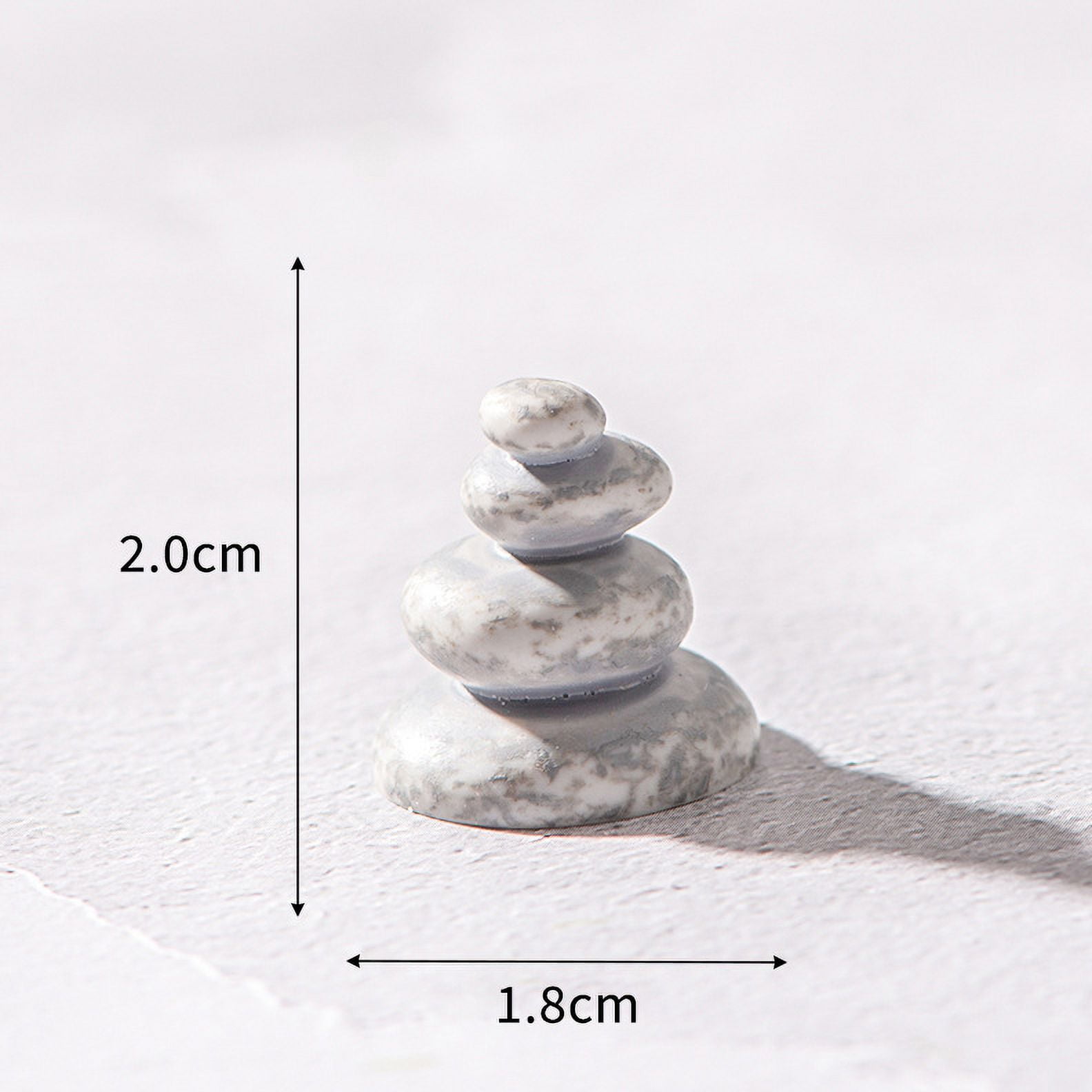 DIAEDGE 20pcs Zen Stacking Stones, Stacked Rock Decor Stones Japanese ...