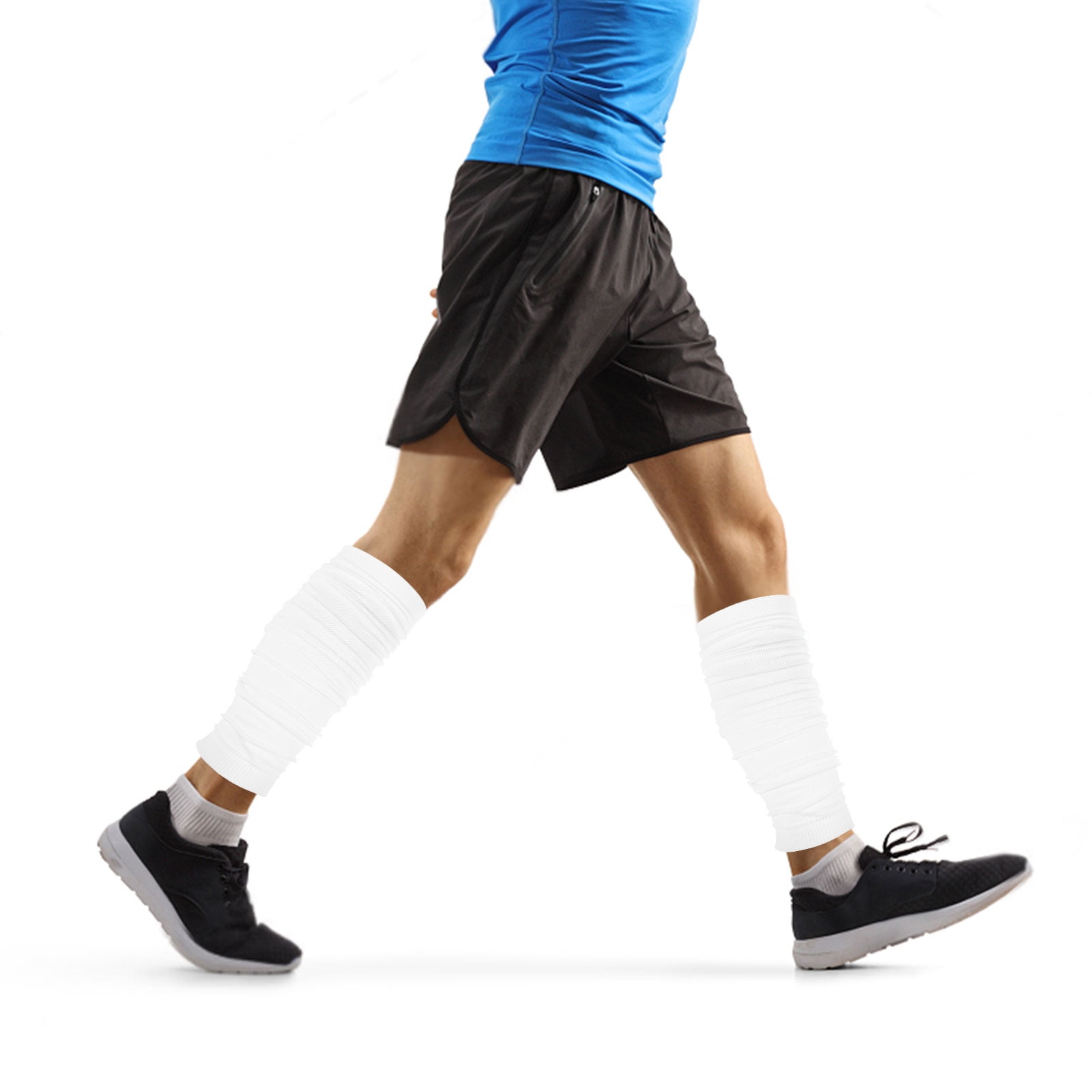 DIAEDGE 2pcs Calf Sleeves Elastic Compression Calf Covers Calf Support ...