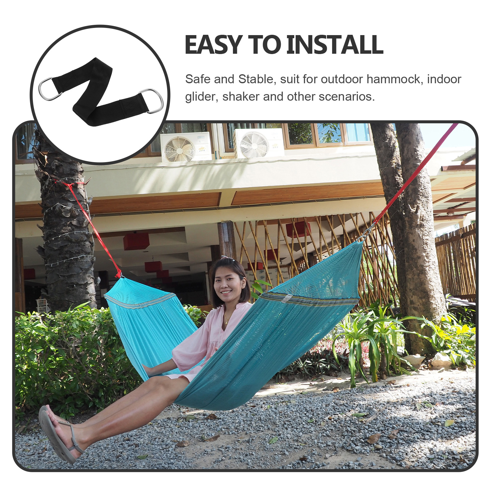 DIAEDGE 2pcs Heavy Duty Connecting Swing Straps For Tree Branch ...