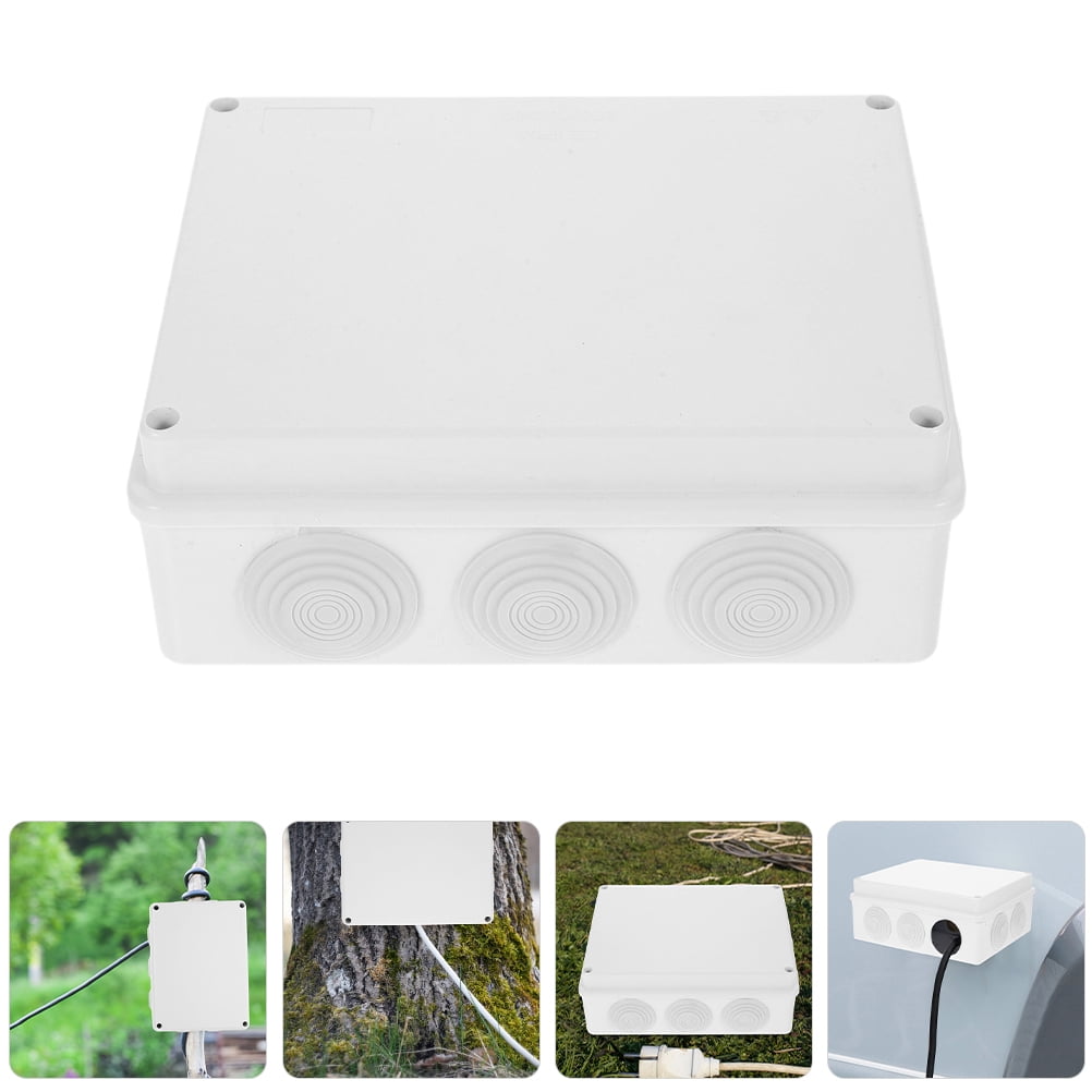 DIAEDGE 2pcs Plastic Junction Box Waterproof Electrical Project Cable ...