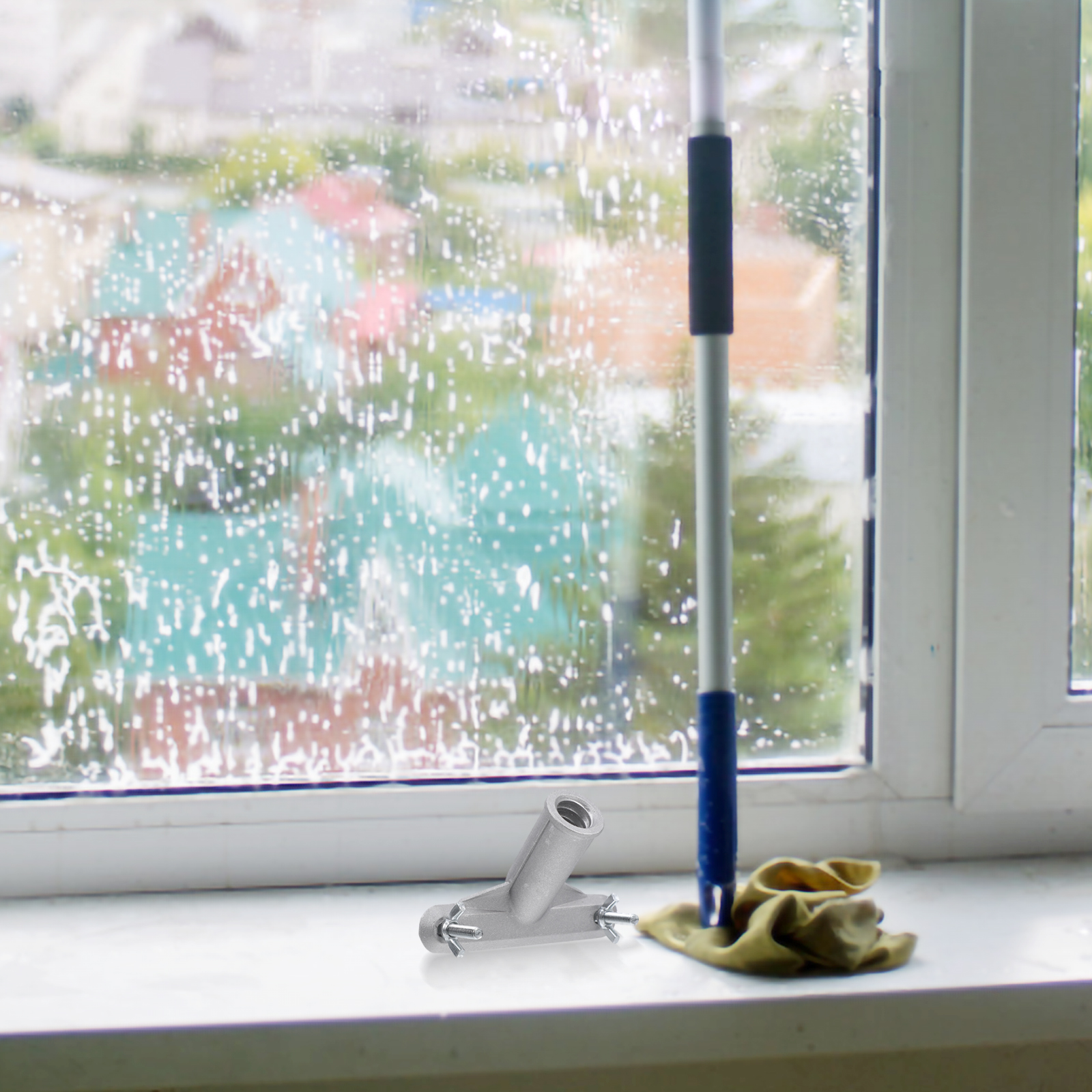 DIAEDGE 2pcs Pole Adapter For Mop Broom Handle Threaded Adapter Pole ...