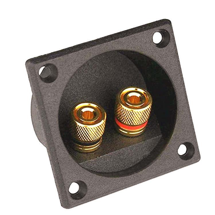 DIAEDGE 2pcs Speaker Box Terminal Cup 2-Way Spring Loaded Jacks Speaker ...
