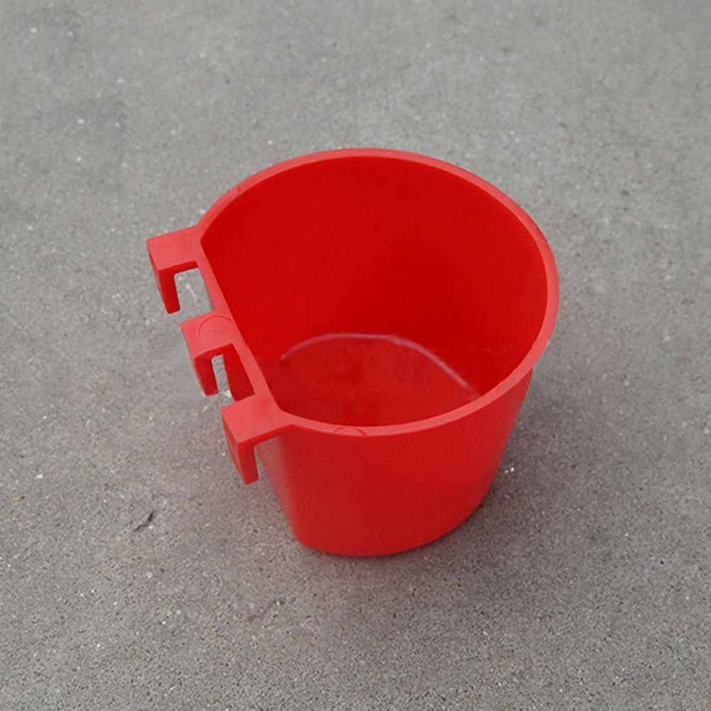 DIAEDGE 30pcs Bird Cage Cups Rabbit Water Food Hanging Box Wire Cage ...