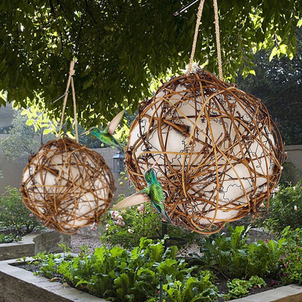 DIAEDGE 3pcs Bird Nest Material Ball Wild Birds Nesting Materials ...