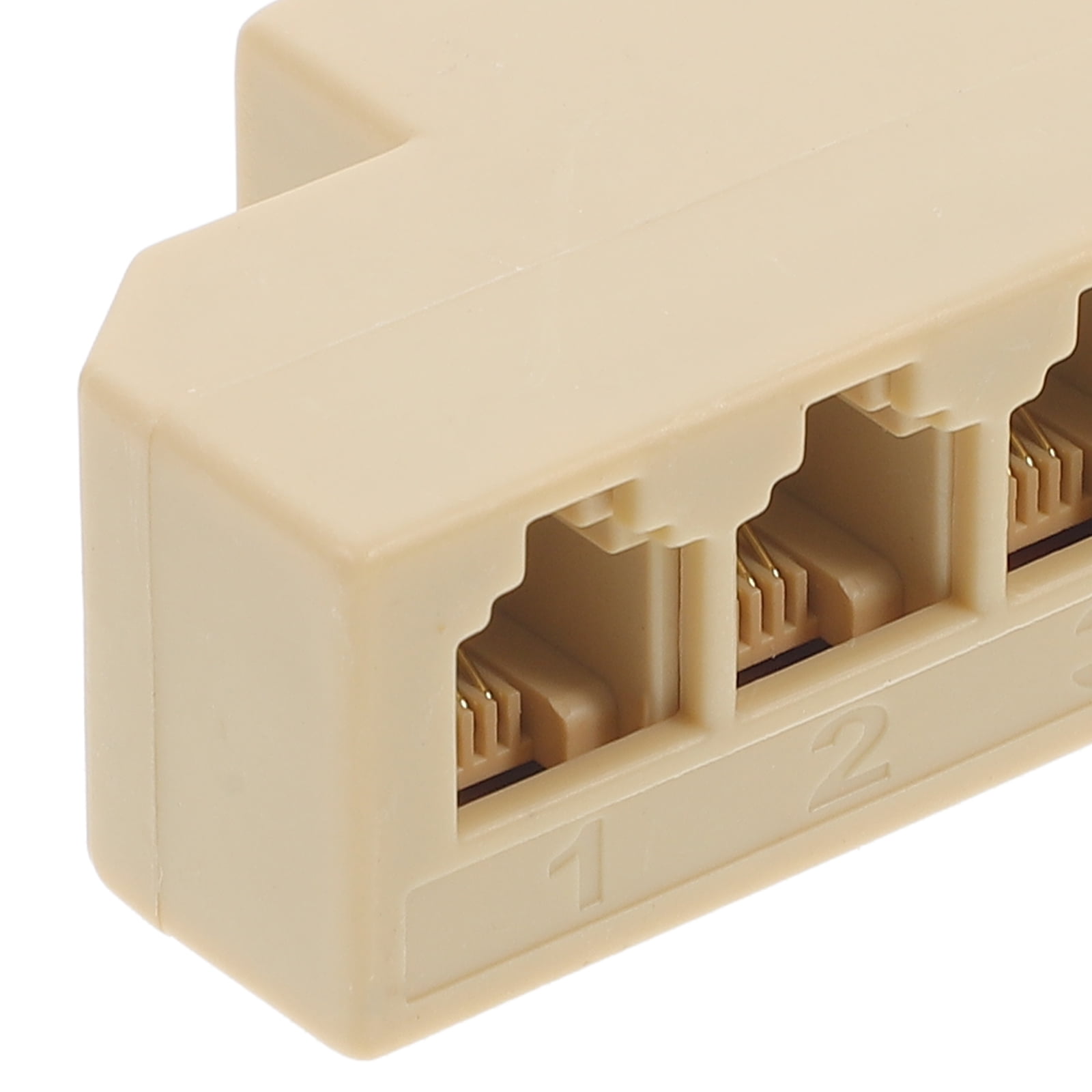 DIAEDGE 4Pcs Four-way Telephone Splitter Four-way Telephone Adapters ...