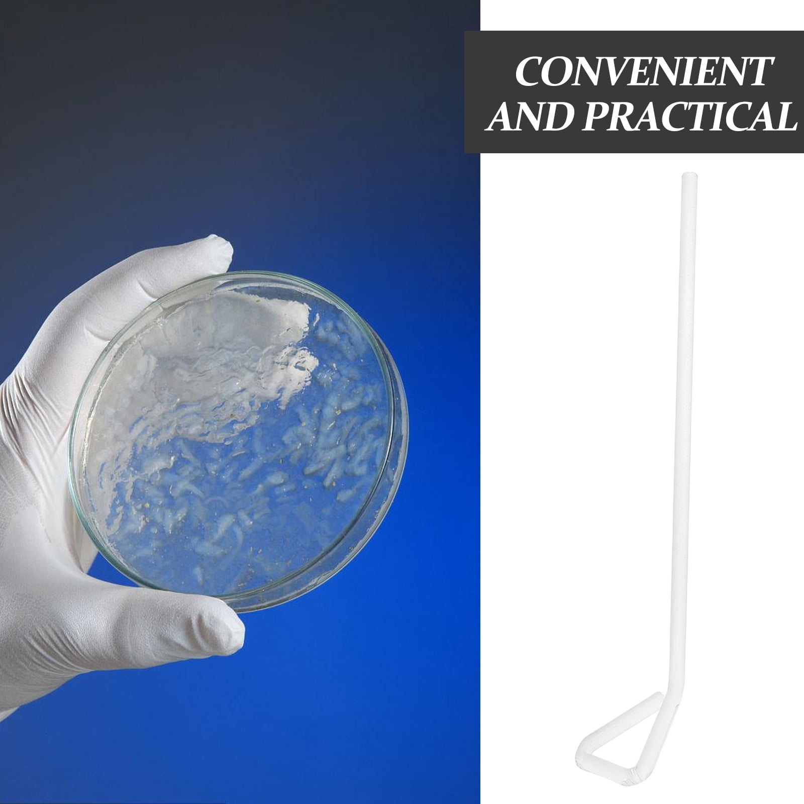 DIAEDGE 4pcs Cell Spreader Glass Cell Spreading Sticks L-shaped Coating ...