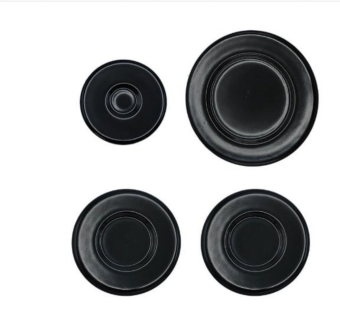 DIAEDGE 4pcs Gas Stove Burner Caps Flame Cap Replacement Kit Stove ...