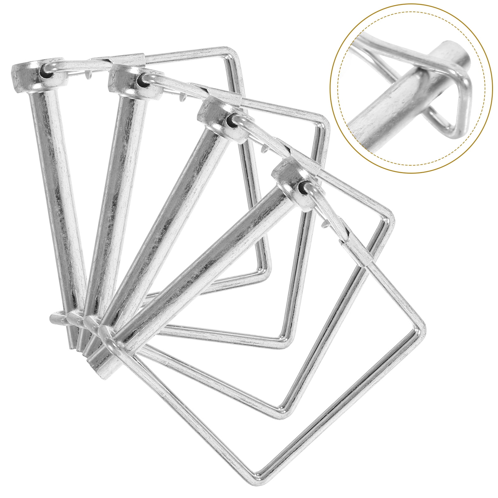 HEMOTON 4pcs Heavy Duty Locking Coupler Pins Trailer Hitch Safety Pins ...