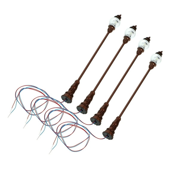 Brown Miniature Street Light Models for Decor Made of ABS Pieces 0.5 ...