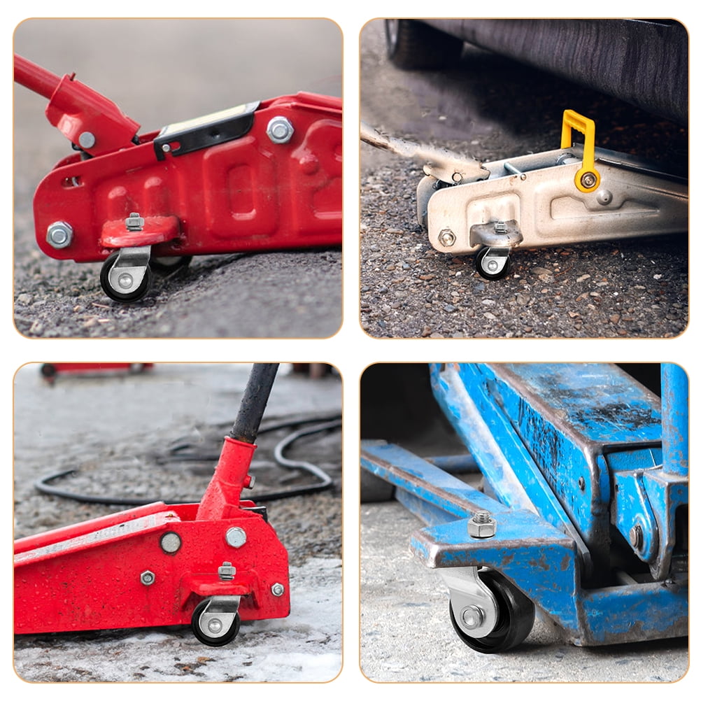 DIAEDGE 4pcs Trailer Jack Caster Wheel Removable Caster Jack Wheels For ...