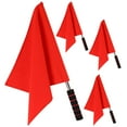 DIAEDGE 4pcs Versatile Signal Flags Set Multi-function Field Events Referee Flags Handheld ...