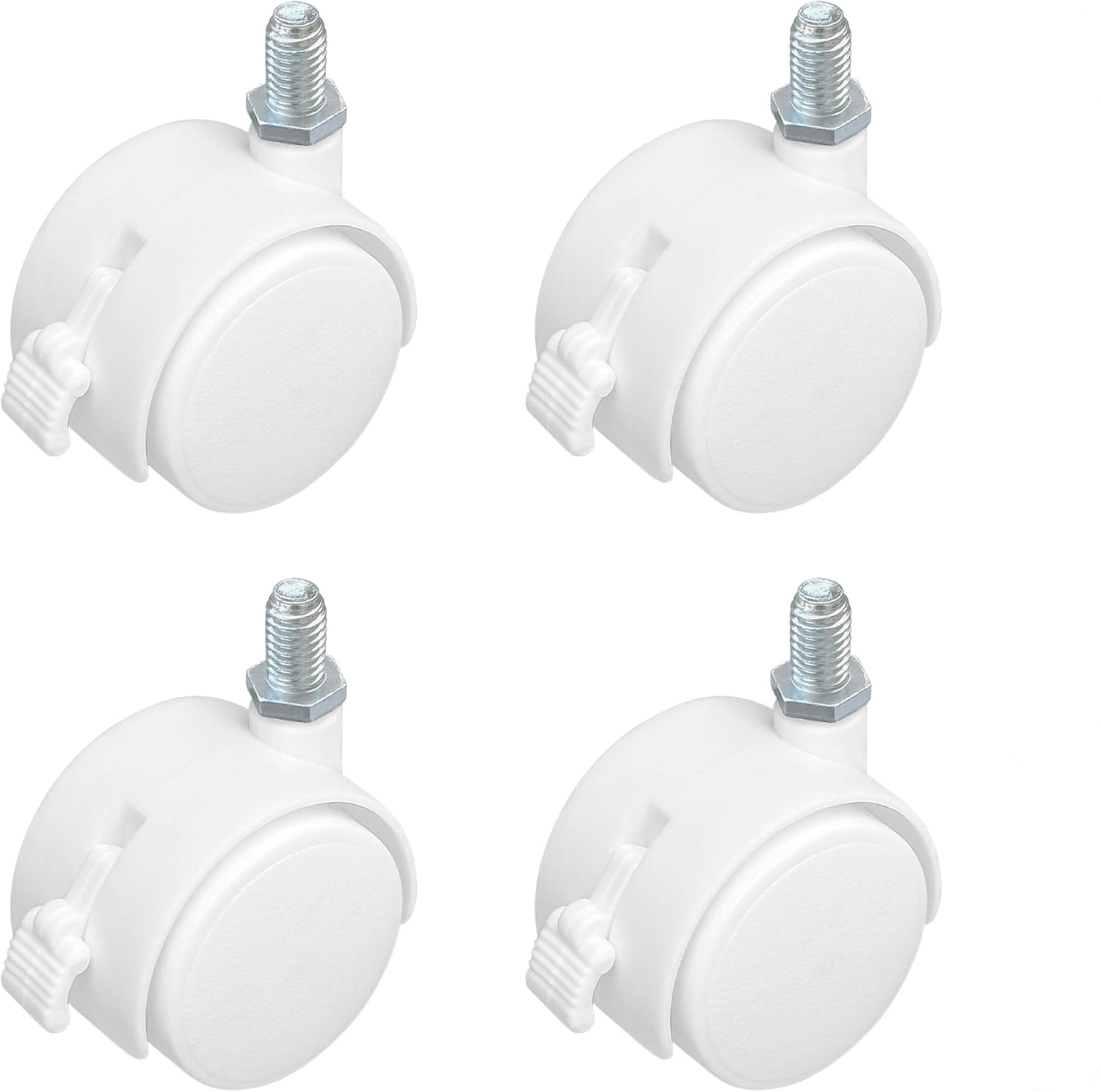 HEMOTON OUNONA 4 Pcs Computer Chair Wheels Furniture Casters for Office ...