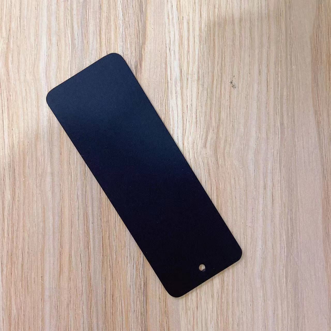 DIAEDGE 50pcs DIY Bookmarks with Holes Black Cardstock Tags Blank ...