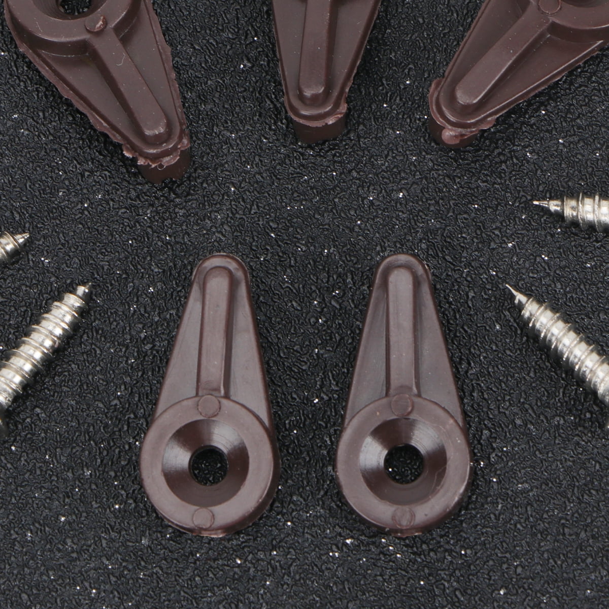 DIAEDGE 50pcs Glass Retainer Clips Replacement Cabinet Glass Retainer ...