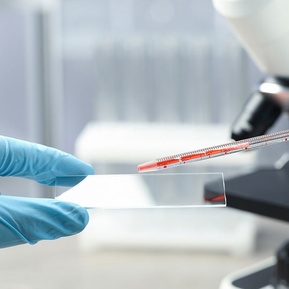 DIAEDGE 50pcs Microscope Slides Blank Microscope Slides Biological ...