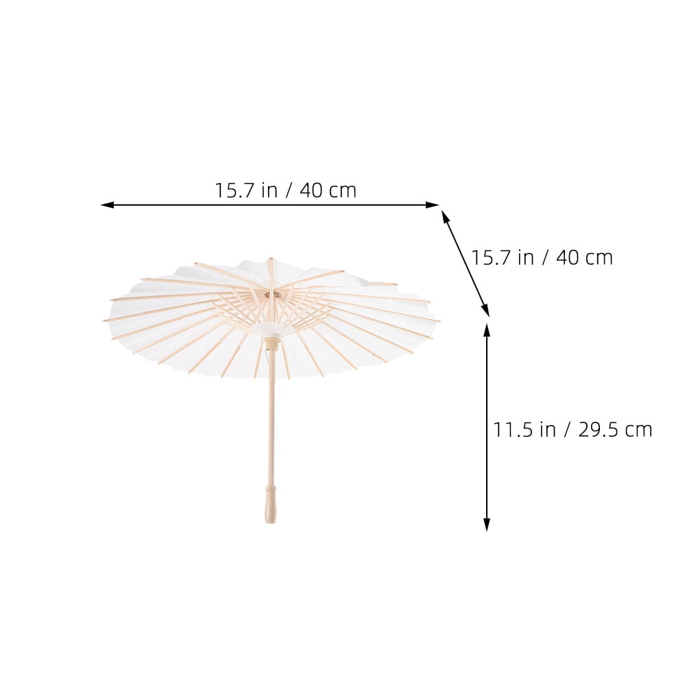 DIAEDGE 5Pcs DIY Paper Umbrella Handicraft Parasol DIY Hand Painting ...