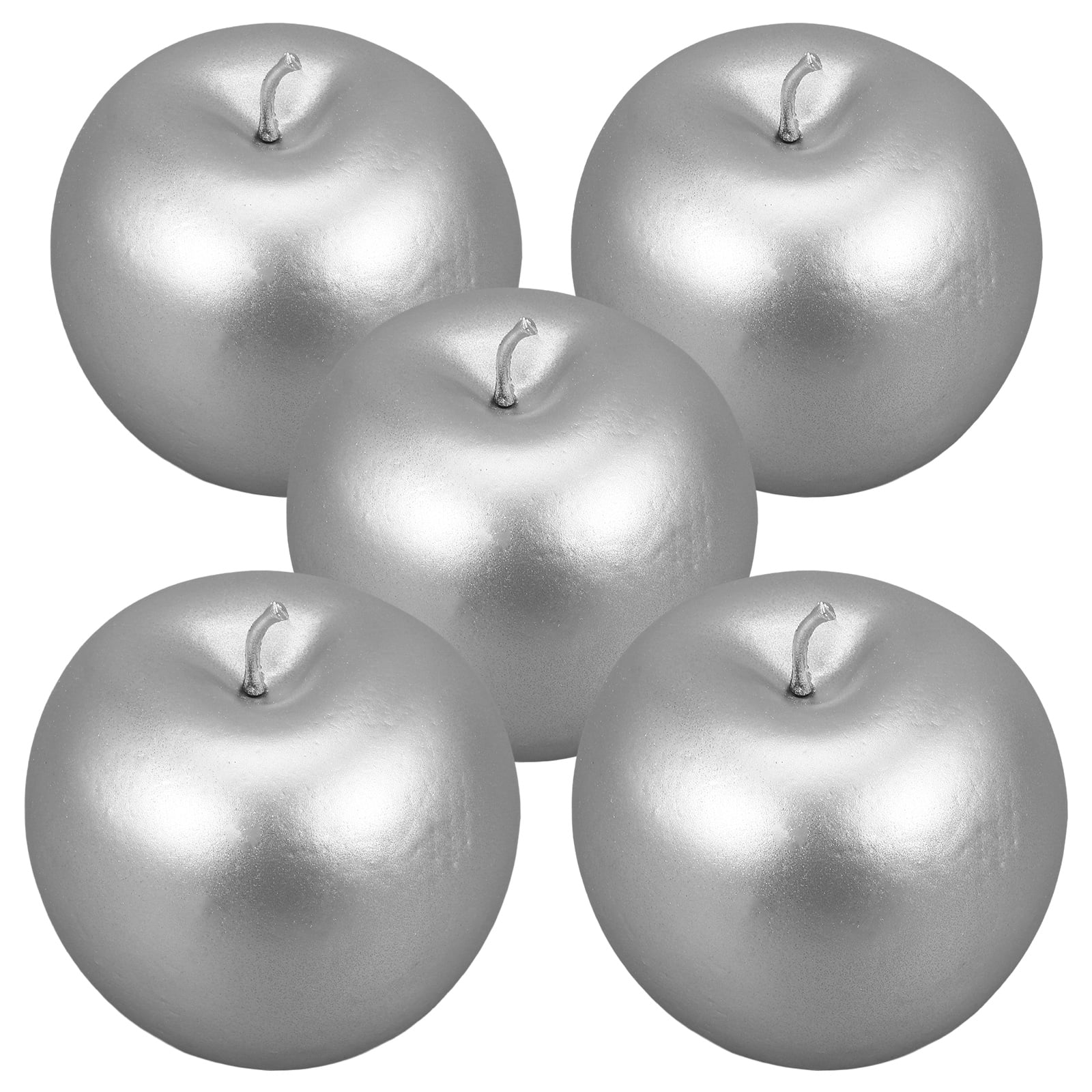 DIAEDGE 5Pcs Fake Apples Models Supermarket Artificial Foams Apples ...