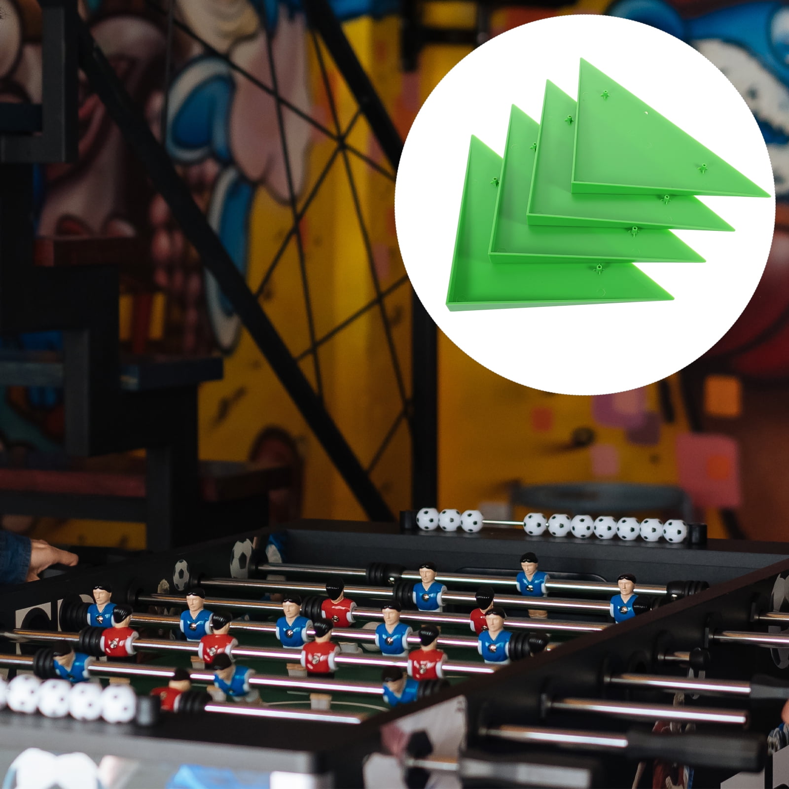 DIAEDGE 5pcs Edges Triangle Cover Plastic Protector For Foosball Table ...