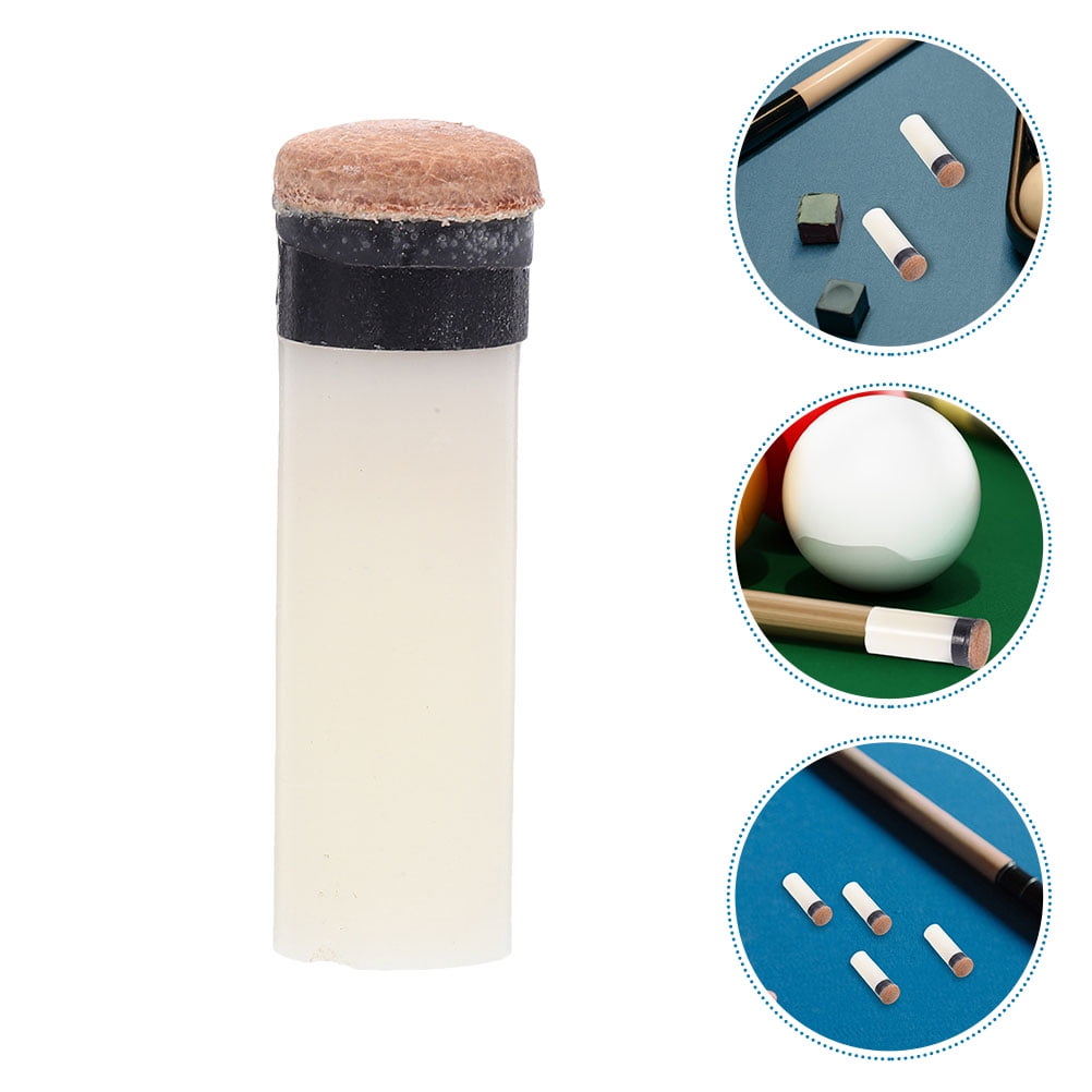 DIAEDGE 5pcs Pool Cue Tips Convenient Billiard Cue Tips Screw On Pool ...