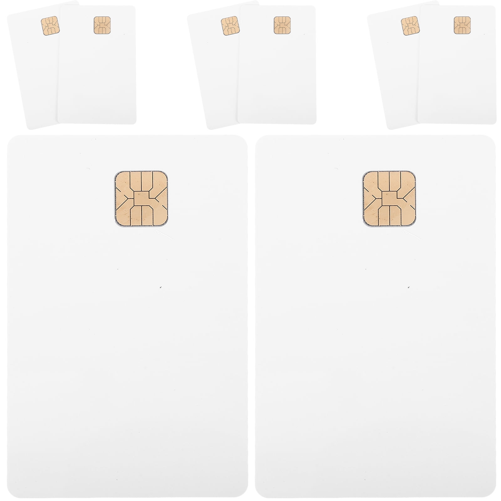 DIAEDGE 6pcs Blank Pvc Cards For Driver Identification Smart Card For ...