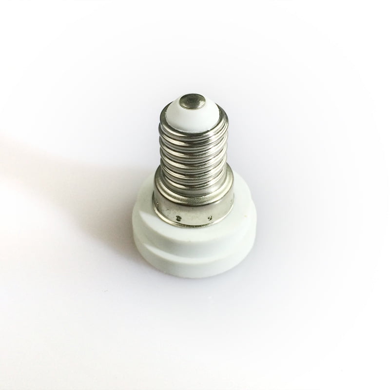 DIAEDGE 6pcs E14 To E12 Light Socket Extender Adapter E14 To E12 ...