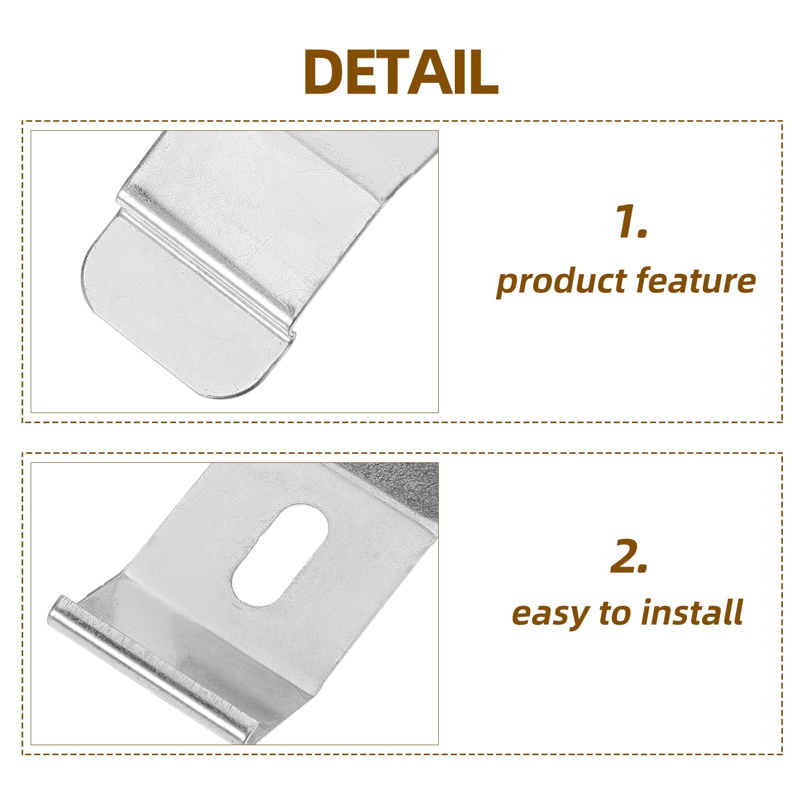 DIAEDGE 6pcs Roller Shade Hardware Brackets for Window Blinds Vertical ...