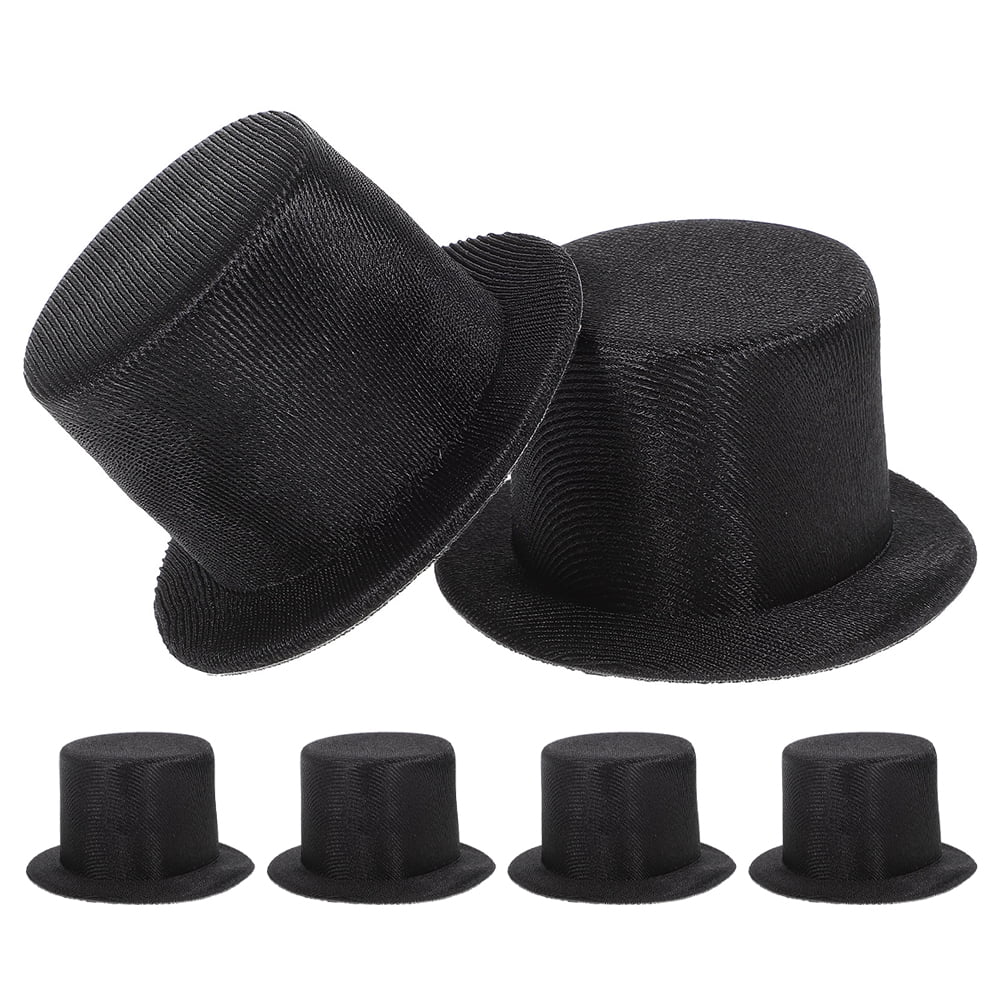 DIAEDGE 6pcs Small Hats DIY Hats Small Tops Hats Party Supplies for ...