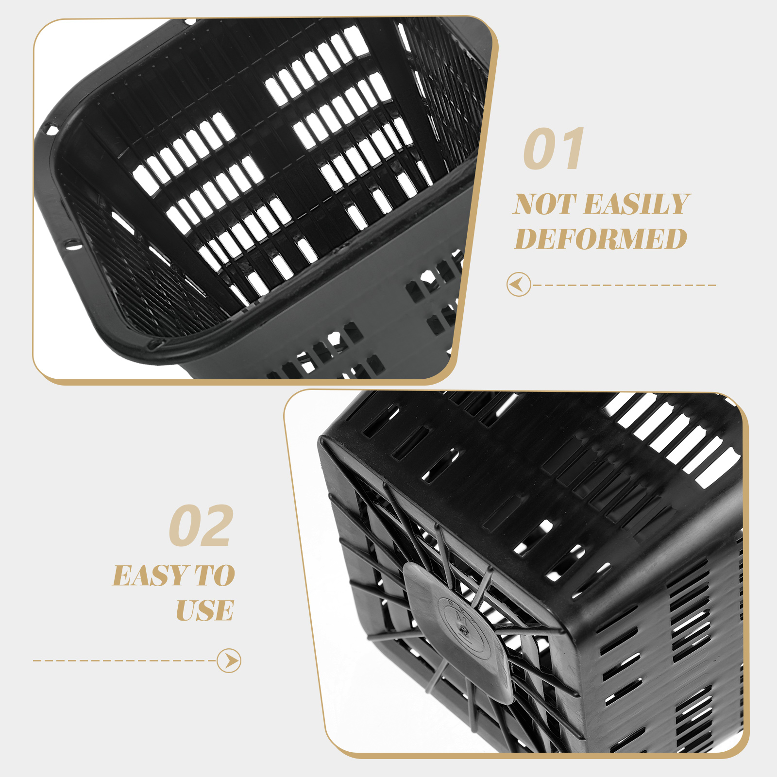 DIAEDGE 8Pcs Hydroponic Net Pots Baskets for Hydroponics Slotted Mesh ...