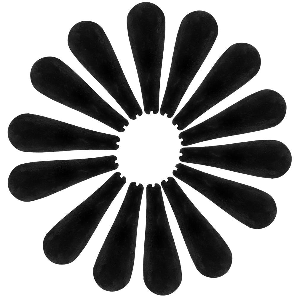 8pcs Black Shoulder Hangers with Pads for Clothing Hanger Protectors ...