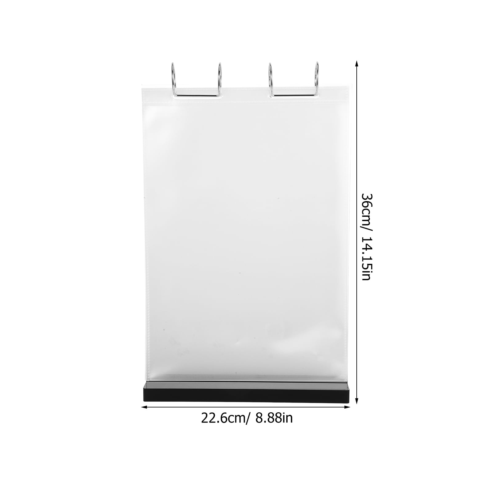 DIAEDGE Acrylic Blank Sign Tabletop Menu Stand Poster Display Stand ...