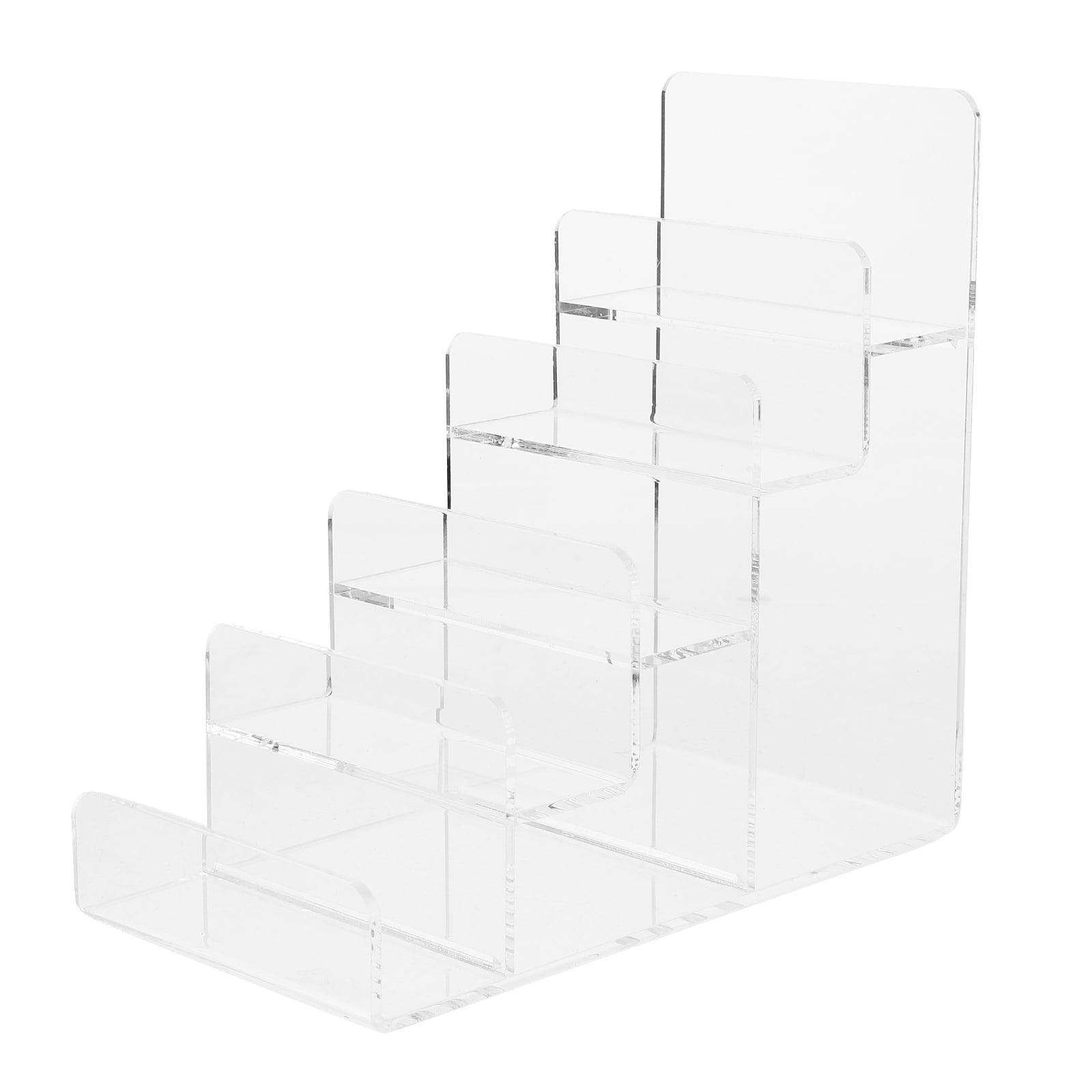 DIAEDGE Acrylic Riser Display Shelf Wallet Display Stand Shop 5-Tier ...
