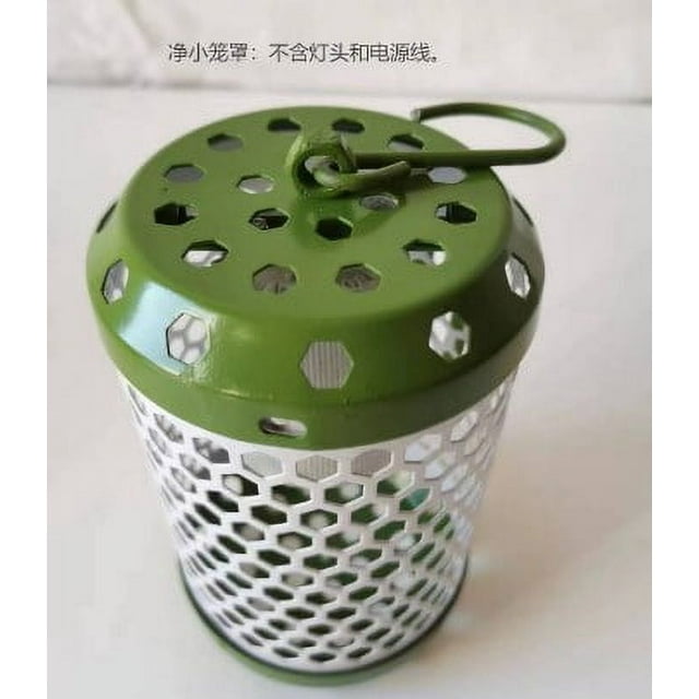 DIAEDGE Adjustable Reptile Heat Lamp Guard Ceramic Heat Emitter ...