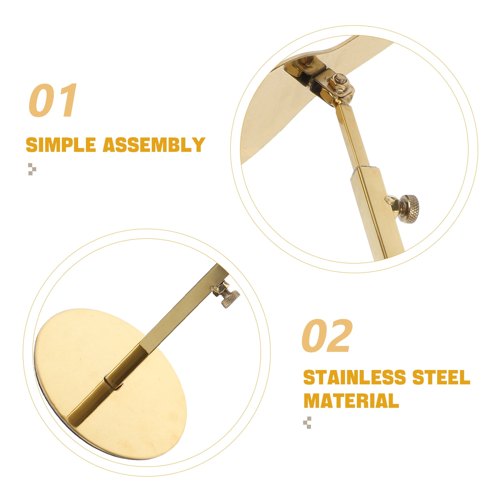 DIAEDGE Adjustable Stainless Steel Shoe Display Stand Tabletop Display ...