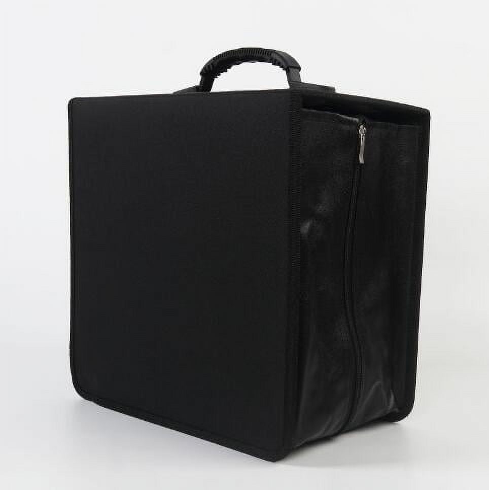 SOPOTUTU PU Leather CD Case Collectors with Storage 1Pcs 12X12X3.6In ...